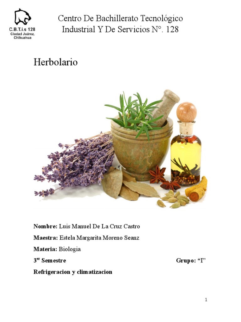 Herbolario | PDF | Sandía | Plantas medicinales