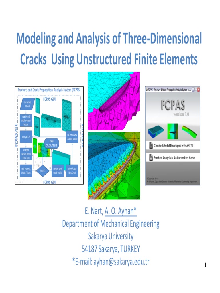 Modeling and Analysis of Three Dimensional Cracks | PDF | Fracture ...