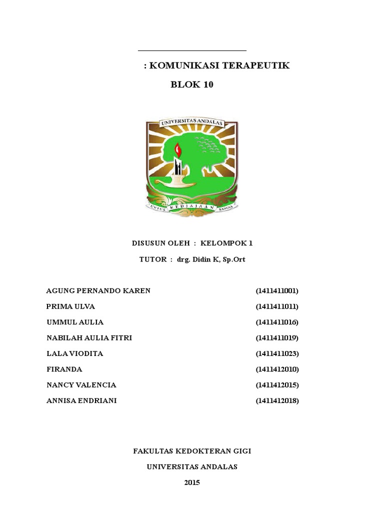 LAPORAN TUTORIAL Modul 5 Blok 10 | PDF