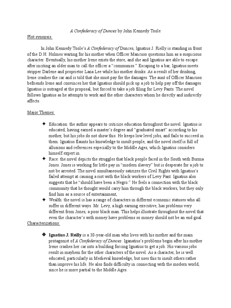 An Analysis of Ignatius J. Reilly's Absurd Journey Through 1960s New ...