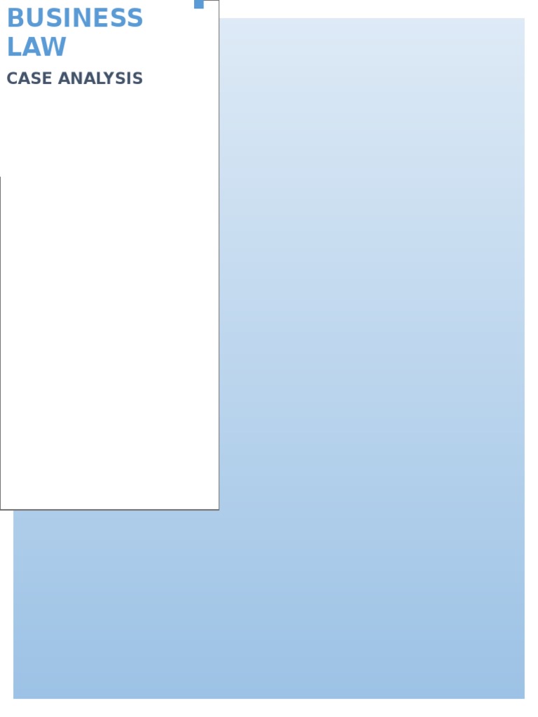 Sample Case Analysis - Law | PDF | Lawsuit | Property