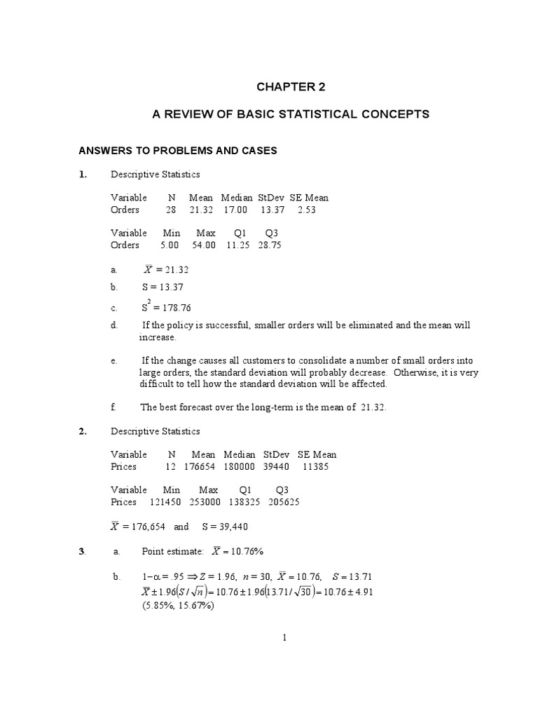Business Forecasting 9th Edition Hanke Solution Manual | PDF ...
