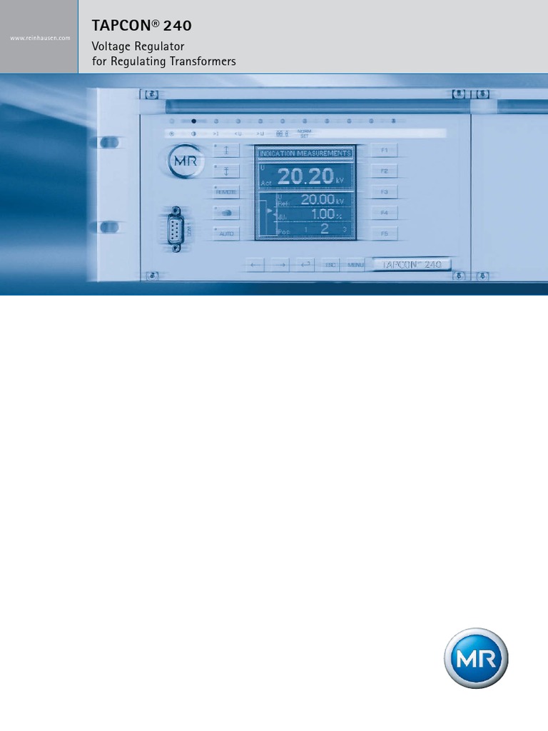 TAPCON_240 EN.pdf | Transformer | Electrical Connector