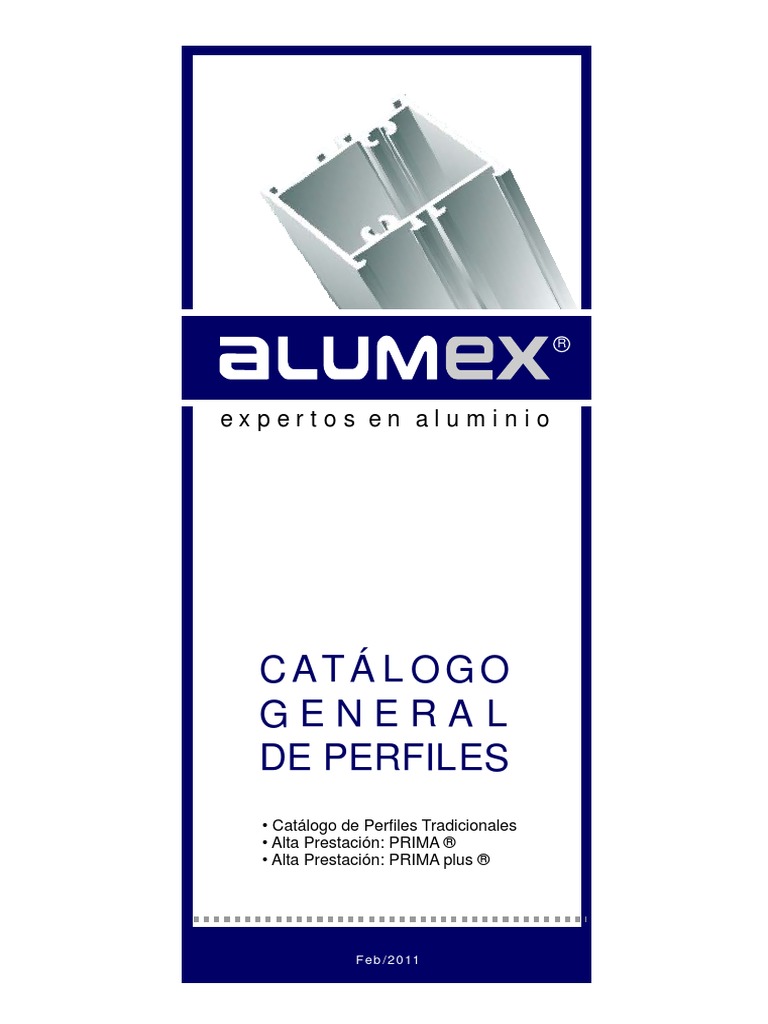 Alumex Catalogo General | Aluminio | Calidad (comercial)