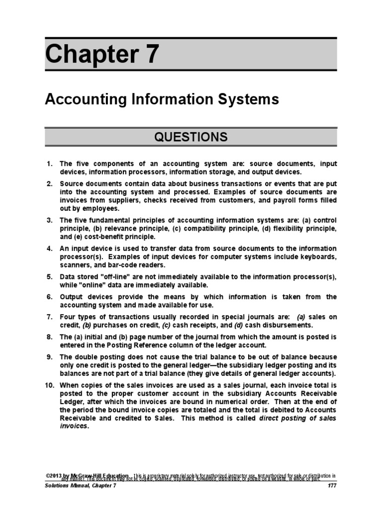 Accounting Information Systems | PDF