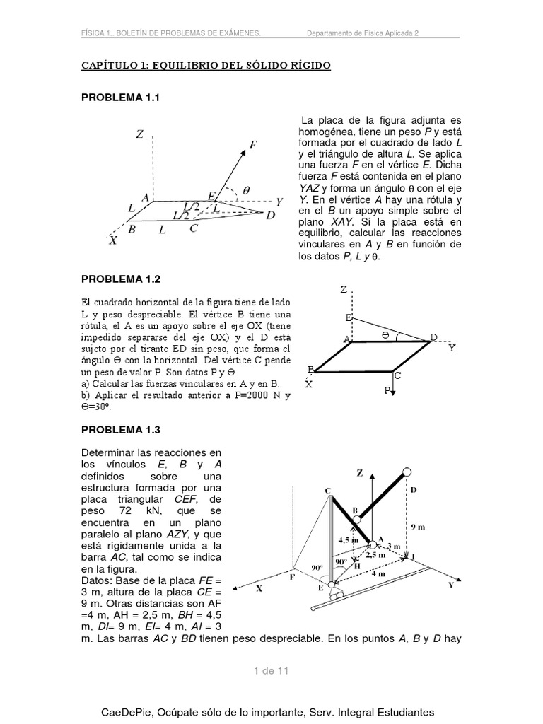 Wuolah-Boletin de Problemas de Exã-Menes | PDF | Braguero | Ingeniería mecánica