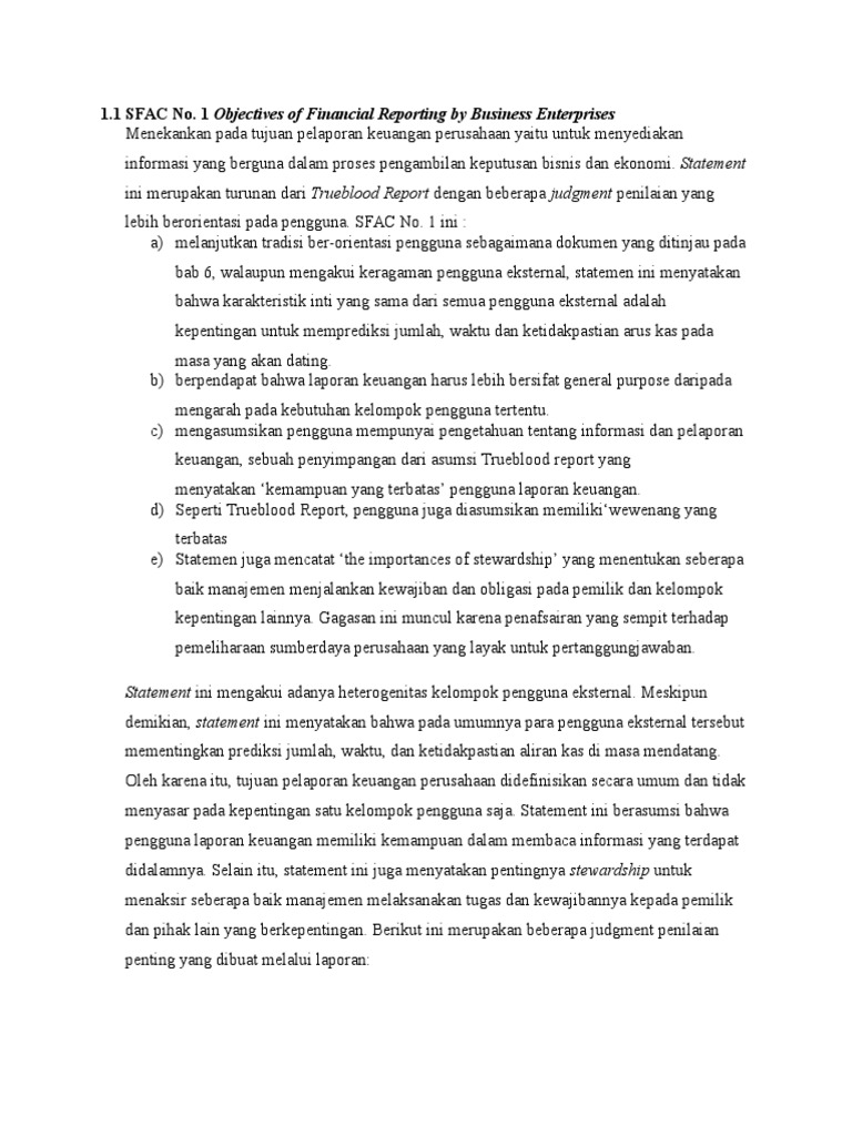 Verifiability dalam Pelaporan Keuangan | PDF | Pengelolaan Keuangan ...