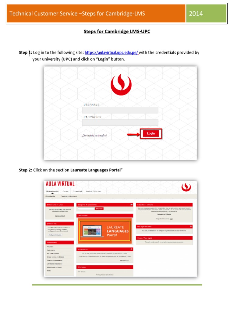Steps For Cambridge LMS-UPC | PDF | Areas Of Computer Science | System ...