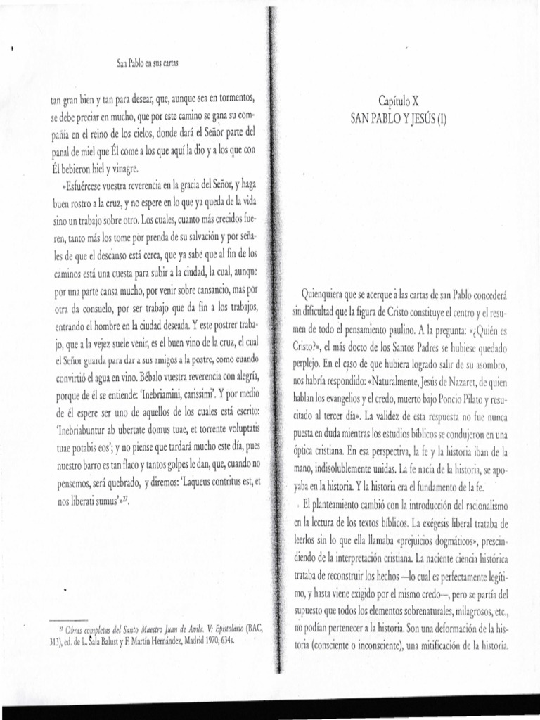 San Pablo y su relación con Jesús | PDF | Pablo el apóstol | La ...