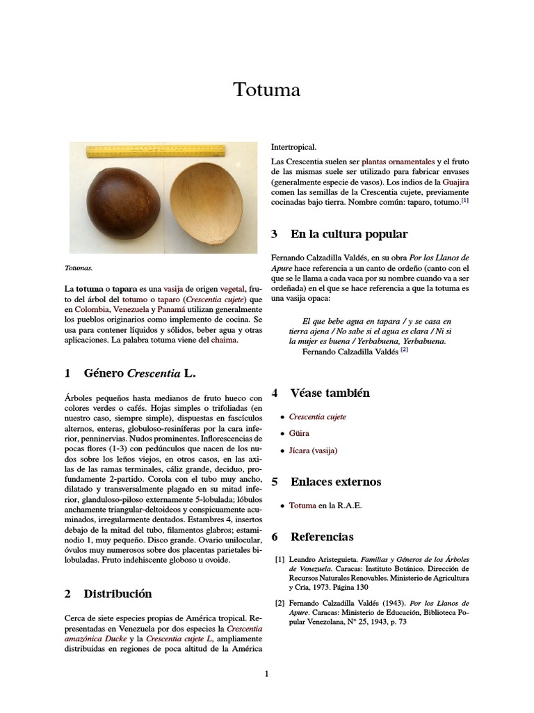 Totuma | Plantas | Horticultura y jardinería