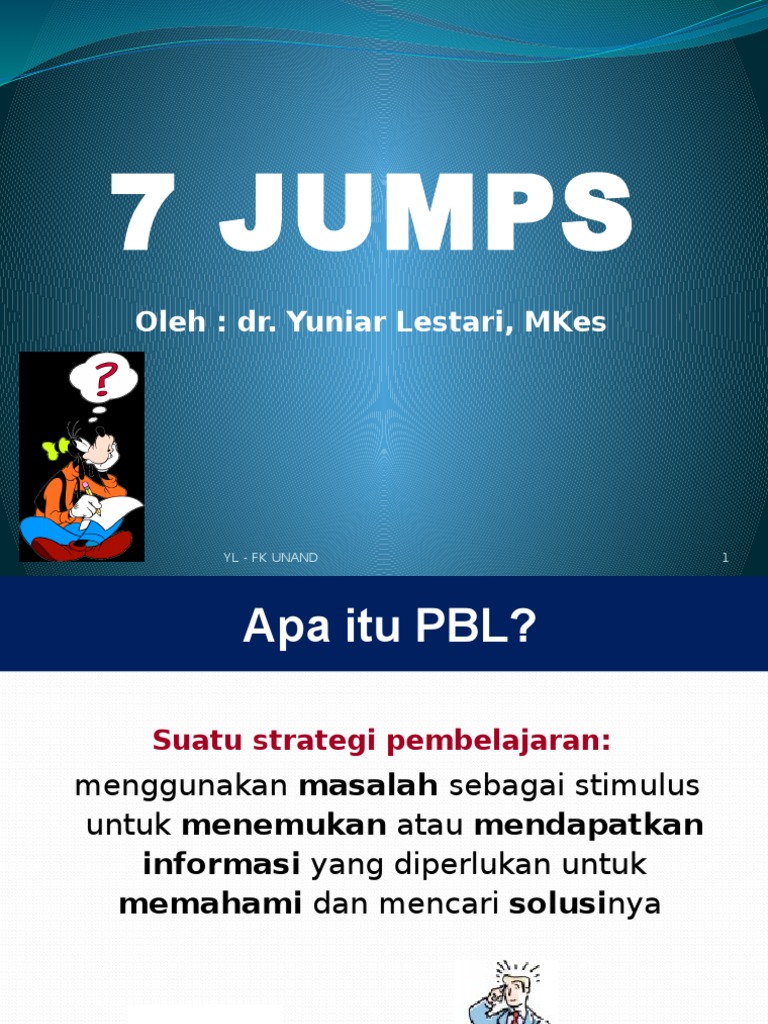 7 Jumps: Oleh: Dr. Yuniar Lestari, Mkes | PDF