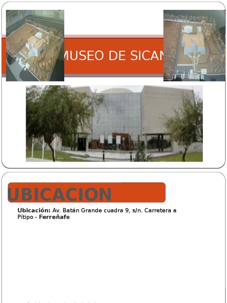 Museo de Sicán: Cultura y Arqueología | PDF | Ciencias sociales ...