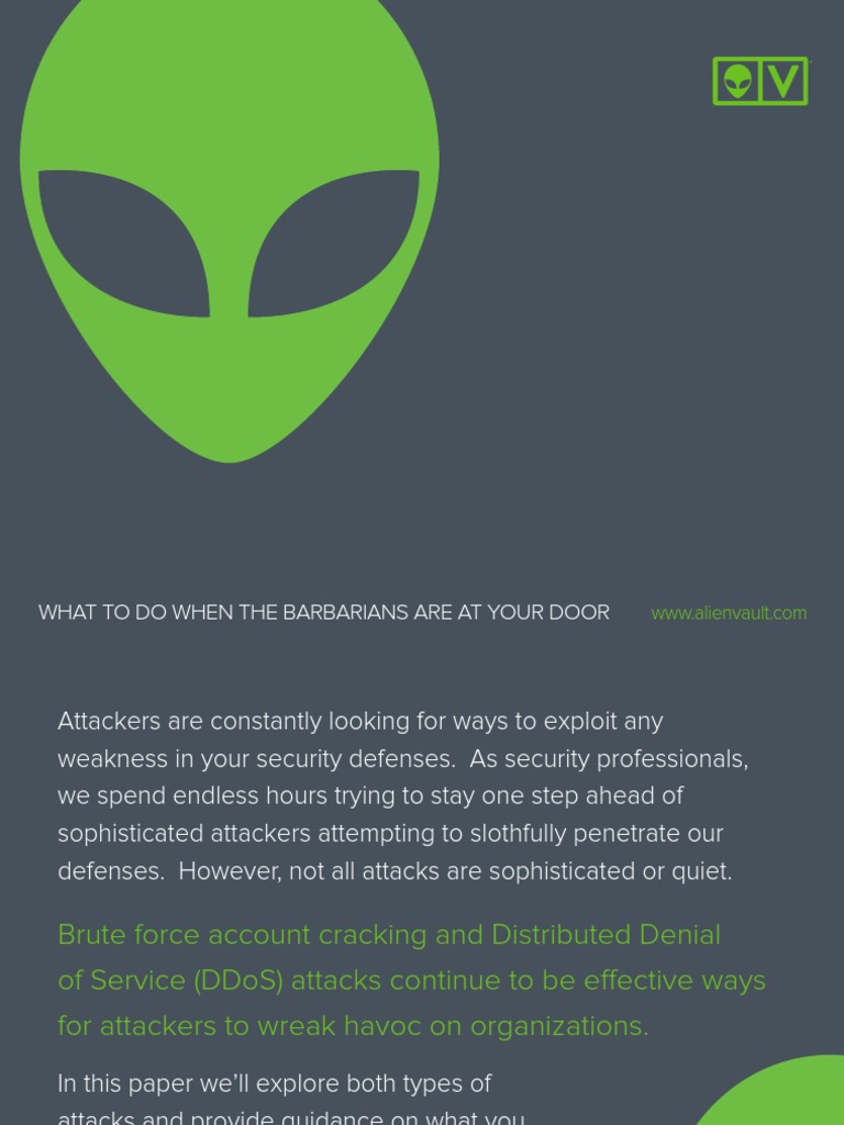 Beginner'S Guide To: Brute Force & Ddos Attacks | PDF | Denial Of Service Attack | Information ...