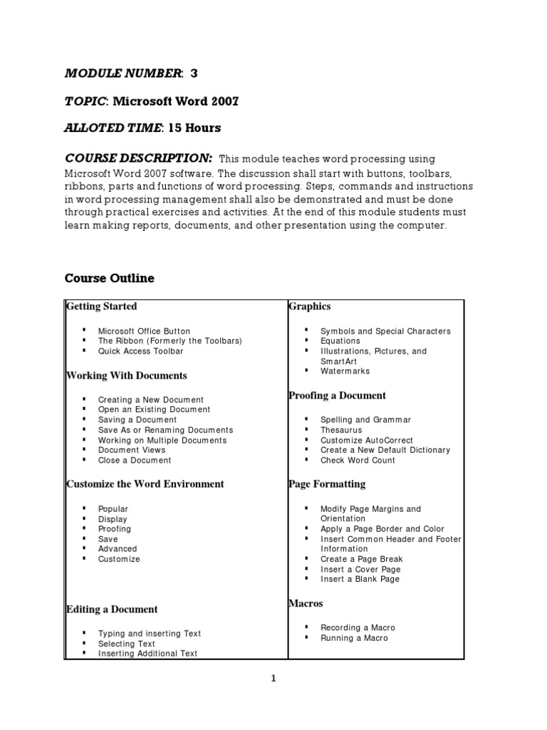 Simplified MS Word Manual | PDF | Microsoft Word | Computer Keyboard