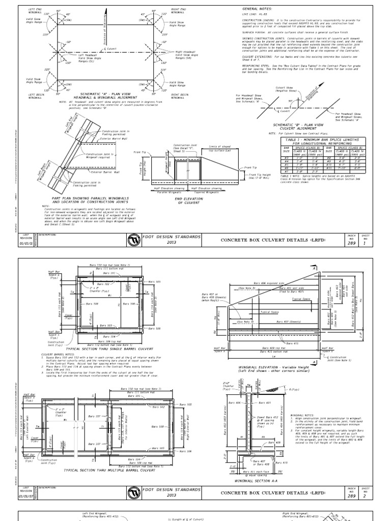 G H N D: Fdot Design Standards | PDF | Civil Engineering | Building