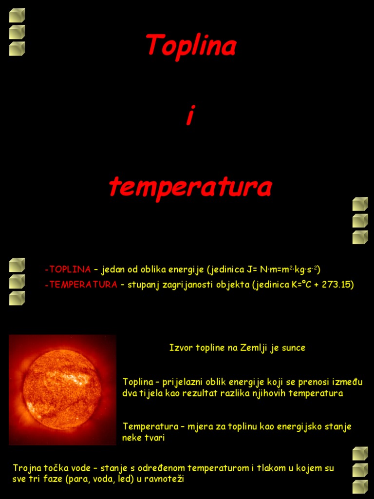 AiOF - 04 Toplina I Temperatura | PDF
