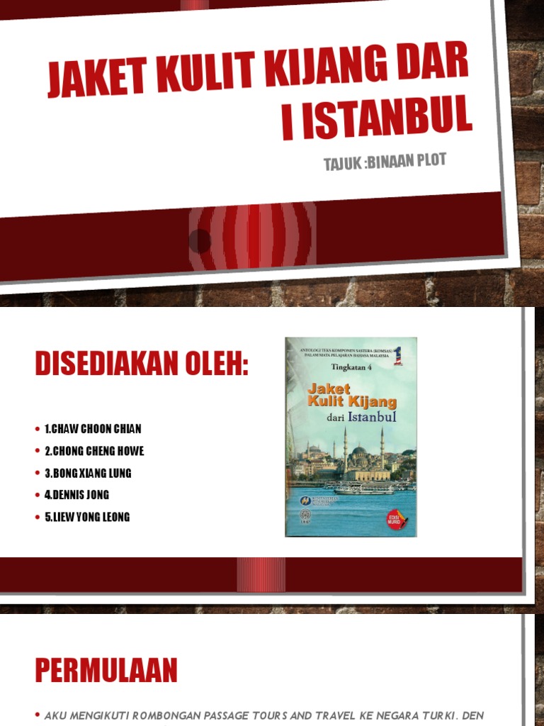 Jaket Kulit Kijang (Binaan Plot) | PDF