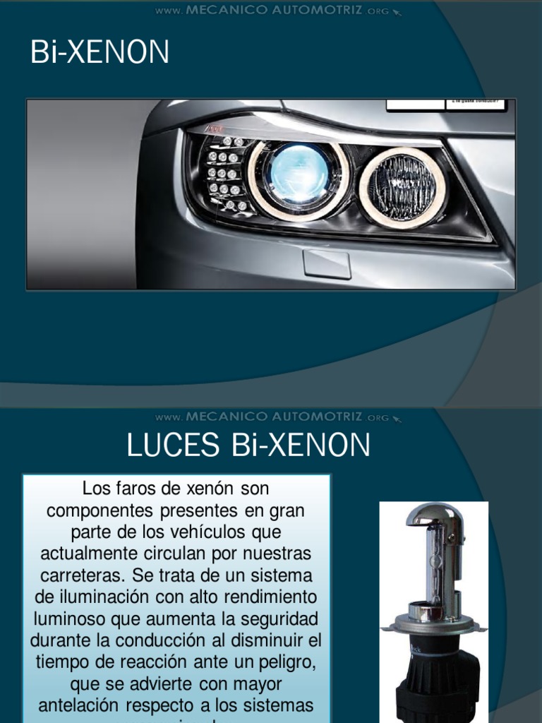 Curso Sistema Luces Bi Xenon Estructura Regulacion Automatica ...