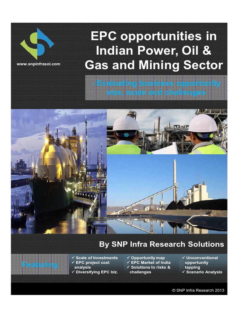 EPC Opportunities in Indian Power Oil Gas and Mining Sector | Mining ...