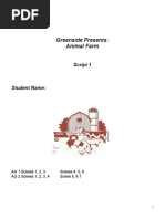 Animal Farm Short Play Script | PDF