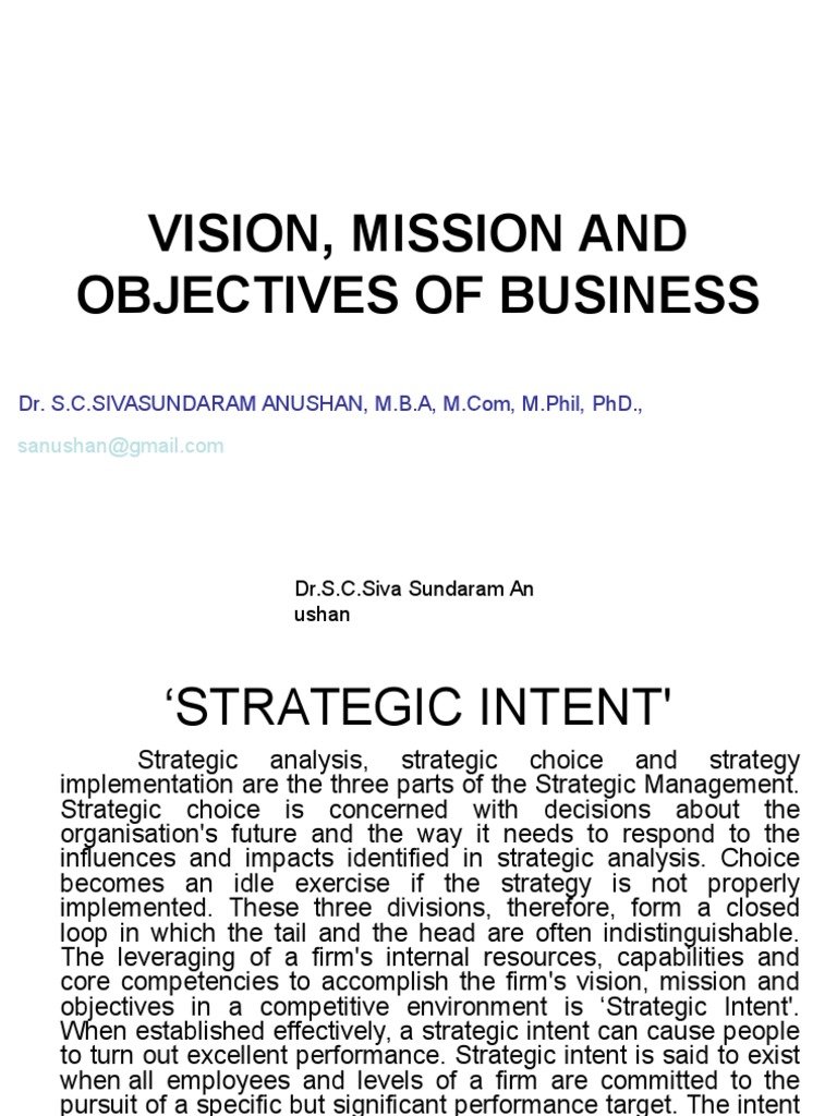 Strategic Management Introduction | PDF | Strategic Management | Swot ...