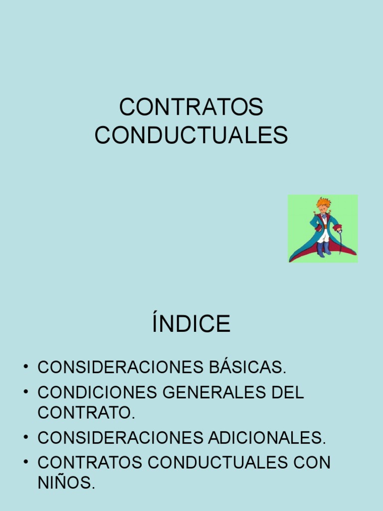 Contratos Conductuales | PDF | Comportamiento | Conceptos psicologicos