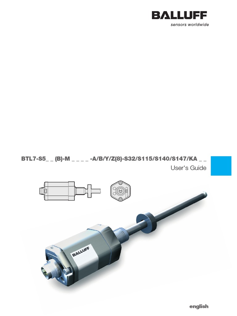 Balluf Sensors User's Guide | PDF | Electrical Connector | Usb