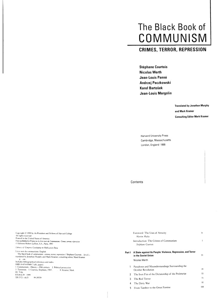 Black Book of Communism | PDF