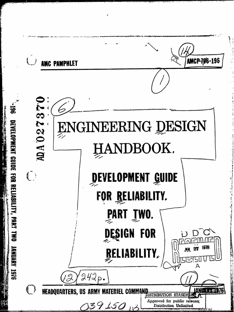 Engineering Design Handbook | PDF | Reliability Engineering | Systems ...