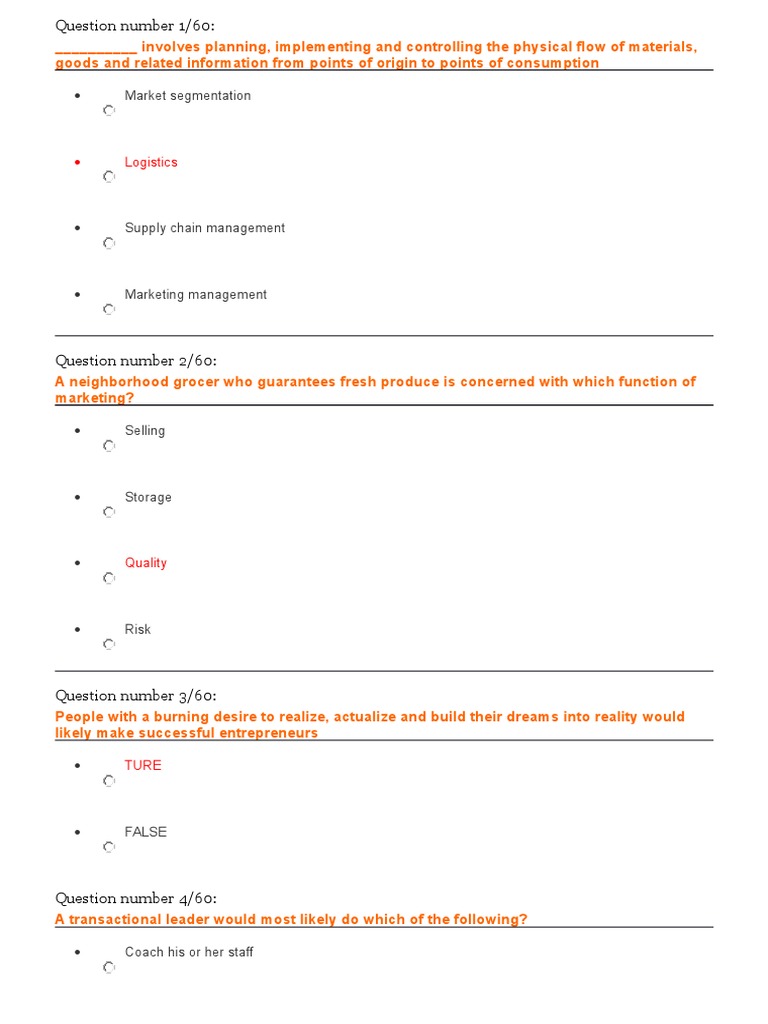 Ibdl Test Answers | PDF