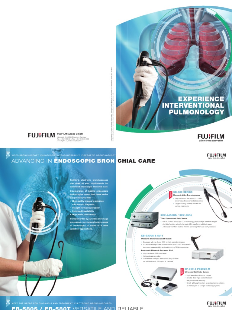 Fujifilm Electronic Bronchoscopes Overview | PDF | Medical Ultrasound ...