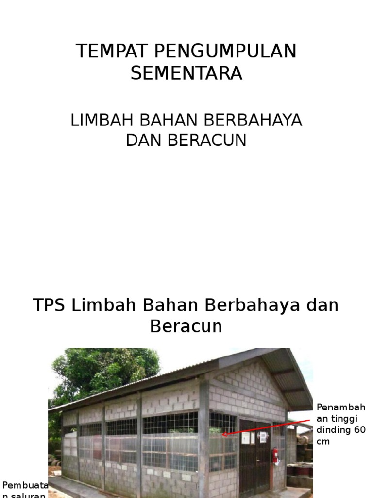 Desain TPS Limbah B3 yang Efektif | PDF