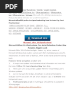Serial Key of MS Office Professional Plus 2010 | PDF