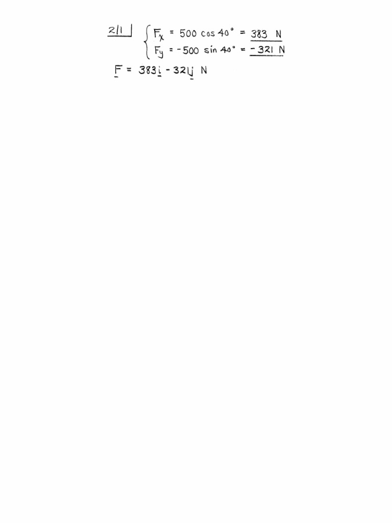 Merian - Engineering Mechanics - Statics - Chapter 2 Solutions | PDF ...