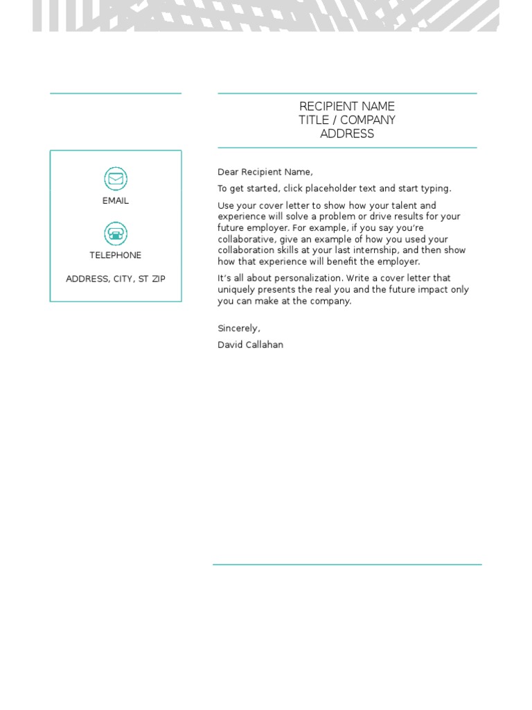 Recipient Name Title / Company Address | PDF