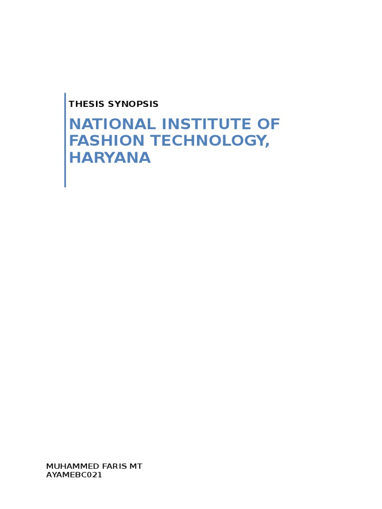 NIFT Campus Proposal in Haryana | PDF | Arts (General) | Clothing