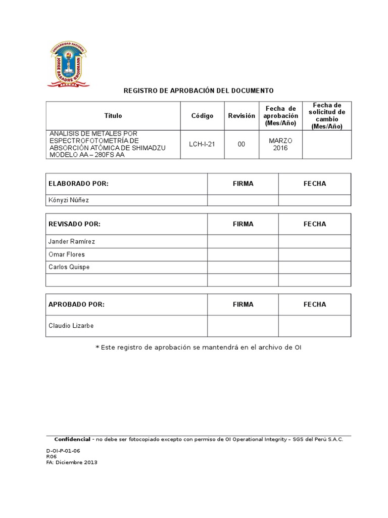 Análisis de Metales: Agilent 280FS AA | PDF | Análisis | Science