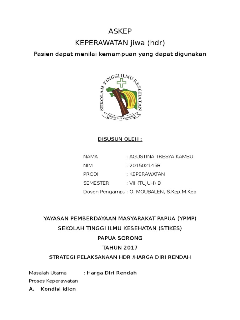 Cover Askep Stikes | PDF | Pengembangan Diri