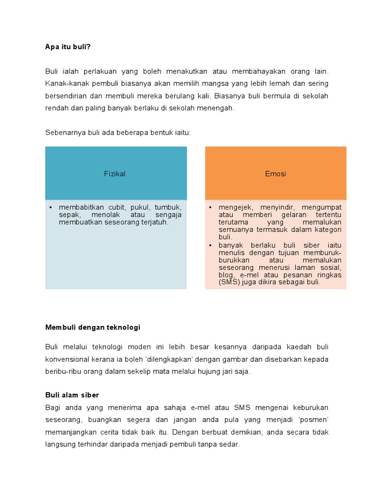 Apa Itu Buli | PDF