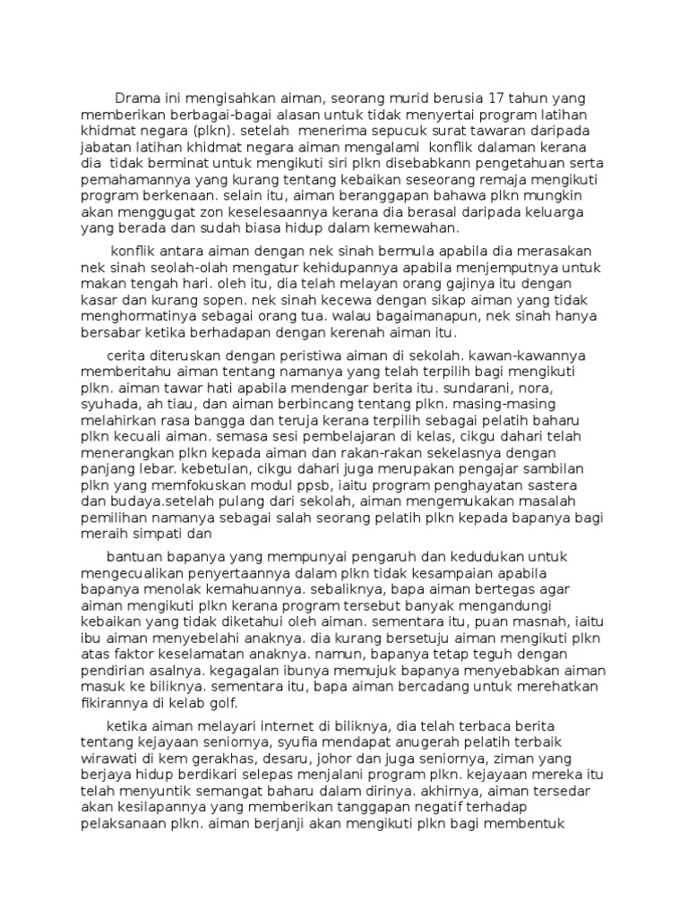 Drama Ini Mengisahkan Aiman | PDF | Kesehatan Holistik