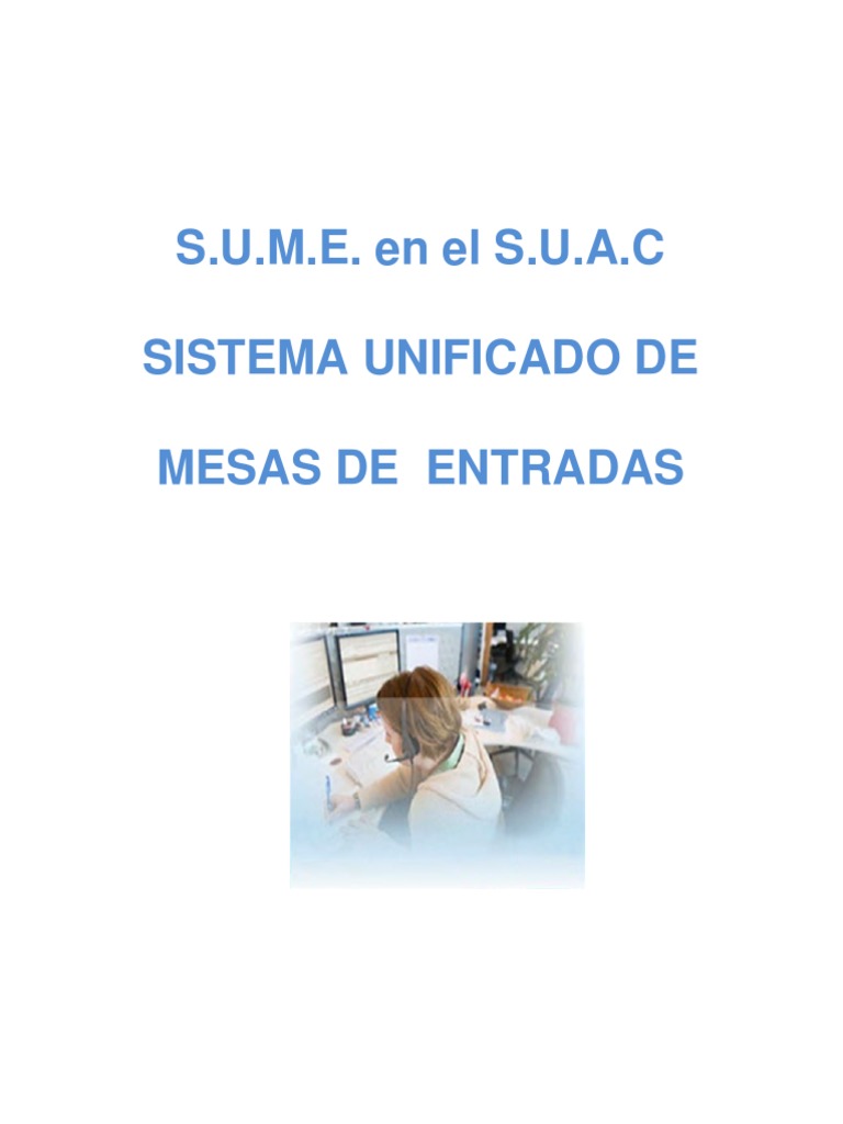 Manual del SUME para el SUAC: Calidad y Procedimientos | PDF | Gestión ...