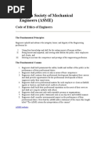 ASME Ethics PDF | PDF | Engineer | Profession