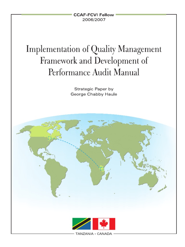 Performance and Quality Audit Manual | PDF | Quality Management ...