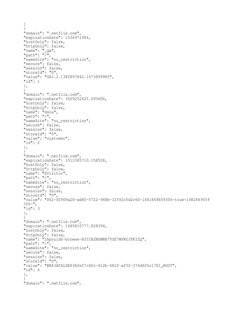 Netflix Premium Cookie CHROME 7 | PDF | Netflix | Business
