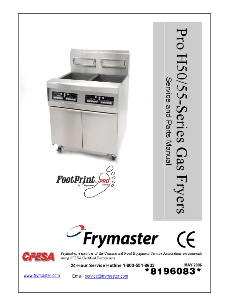 Frymaster H50/55 Parts Manual | PDF | Screw | Electrical Connector