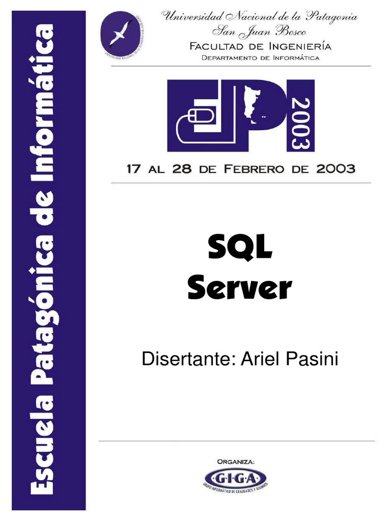 SQL Server Curso Español | PDF | Servidor SQL de Microsoft | Windows 2000