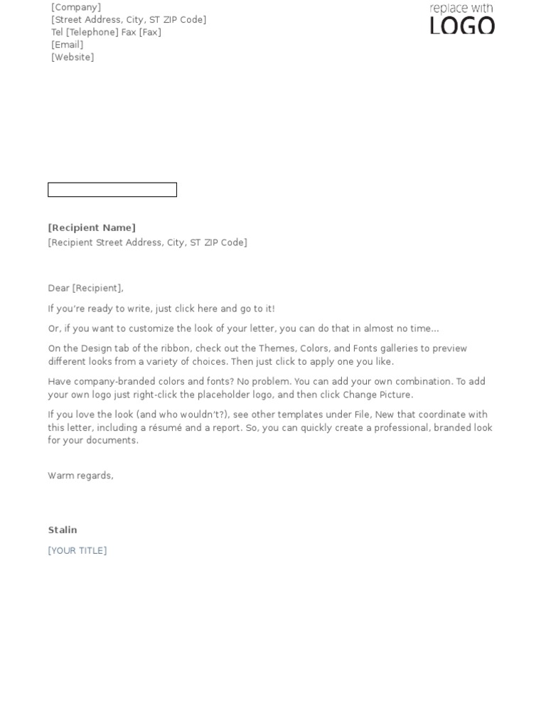 Sample Excel Letter | PDF | Career & Growth | Art