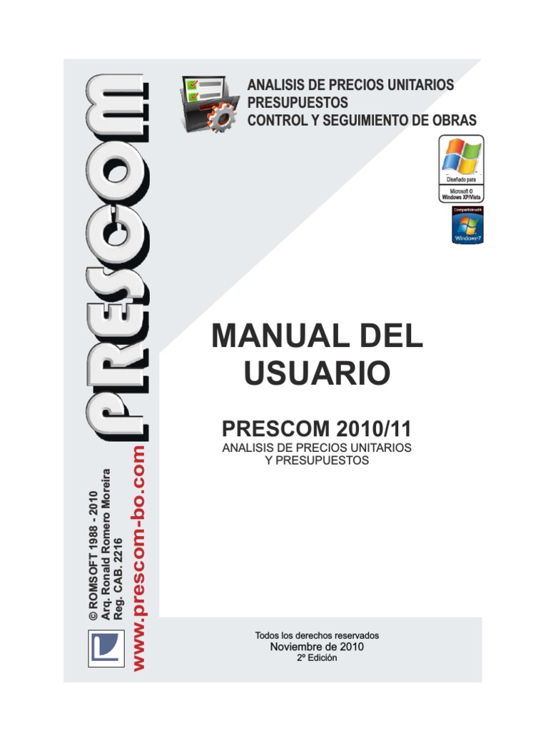 Manual Prescom 2010 PDF | PDF | Programa de computadora | Programación