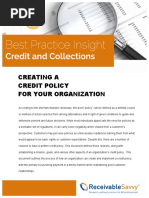 Credit Collection Policy Procedures and Practices | PDF | Credit ...