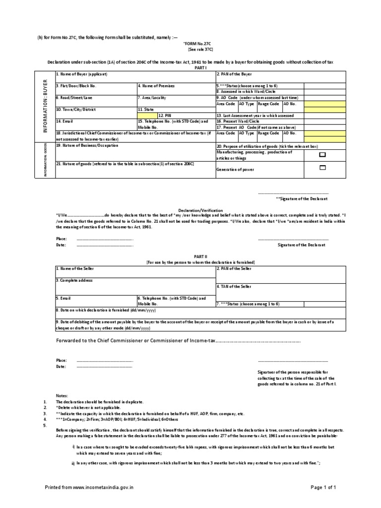 Form 27C | Social Institutions | Society